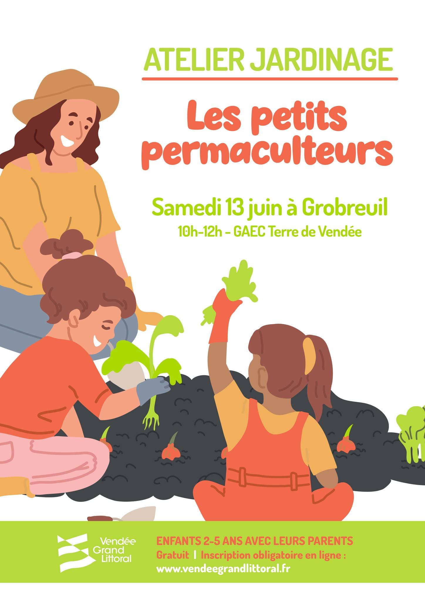 Atelier jardinage « Les petits permaculteurs » GROSBREUIL